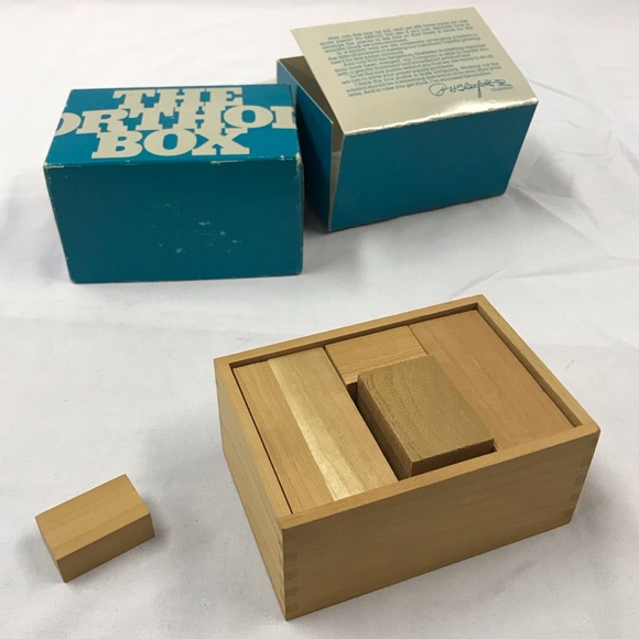 Other | The Unorthodox Box Puzzle Wooden Blocks Box | Poshmark